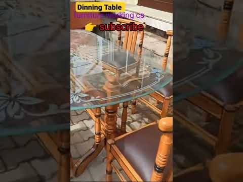 wooden dining table set
