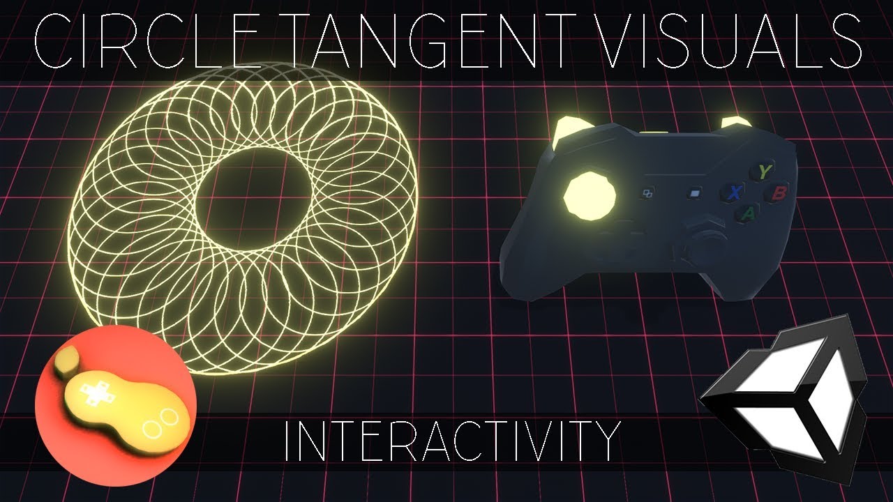 Circle Tangent Visuals - Unity/C# Tutorial [Part 3 - Interactivity]