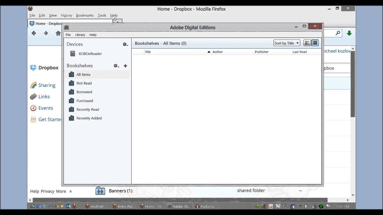 How to load eBooks on the Kobo Aura HD