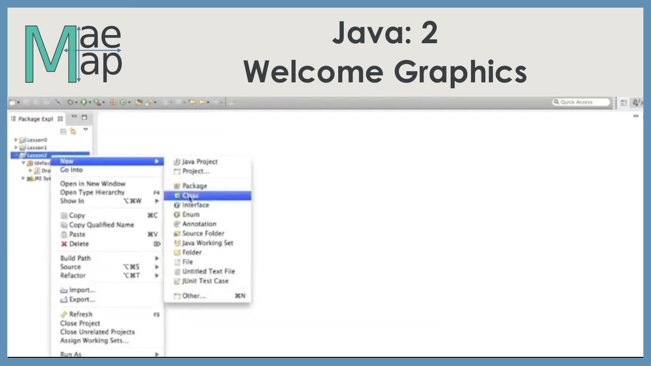 Java: 2 Welcome Graphics