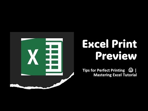 Excel Print Preview: Tips for Perfect Printing 🖨️ | Mastering Excel Tutorial