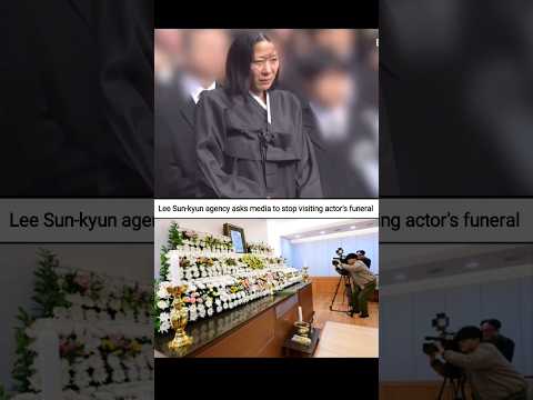 Lee sun-kyun lost his life due to suicide & this video of his funeral #kpop #suicide #2023