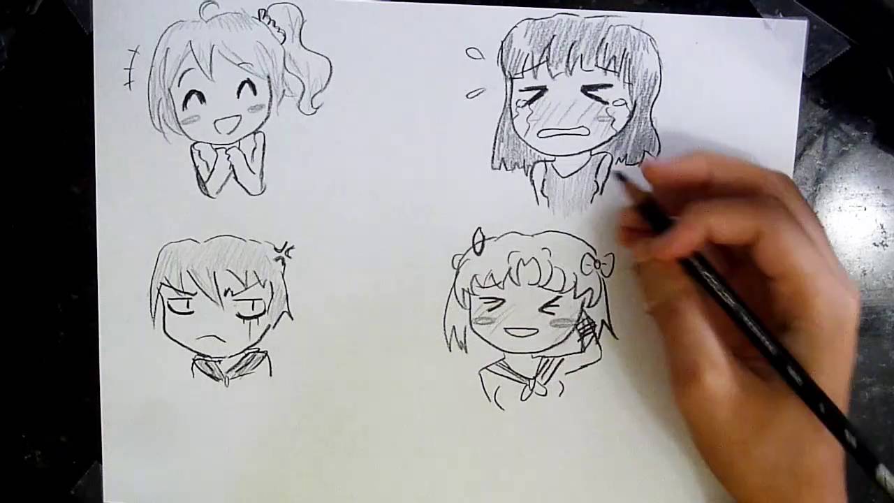 10 EASY Chibi Expressions