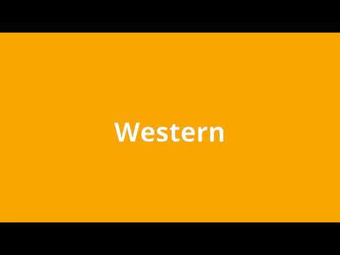 what is the meaning of Western