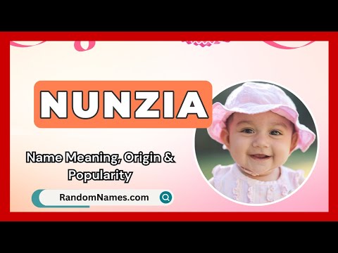 Nunzia - Baby Girl Name Meaning, Origin & Popularity - RandomNames.com