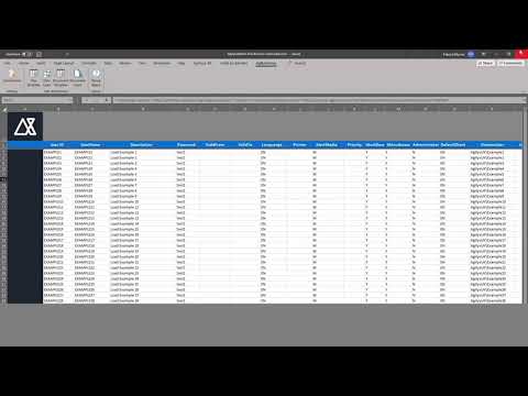 Unit4 ERP User Import Via Excel WebServices
