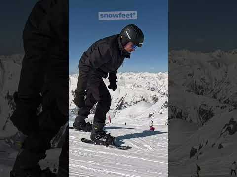 Skis made for snowboard boots? Oh yes! 🎿🏂