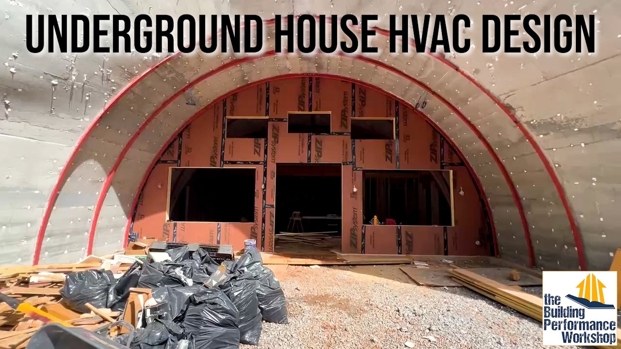 HVAC Design for Underground Home: Manual J/S/D Abandoned for Mixing Room Method Distribution System