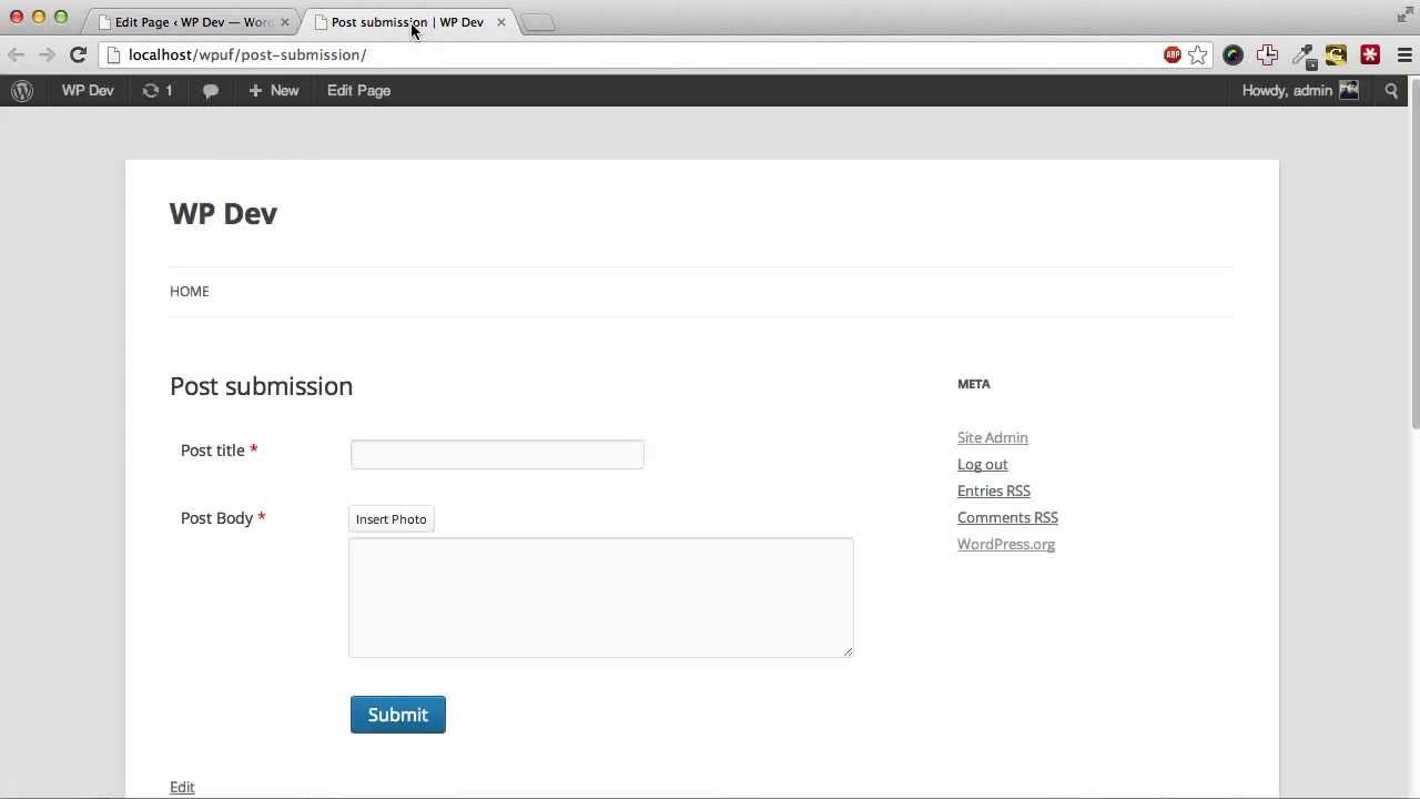 WP User Frontend Pro - Setting Up the Plugin