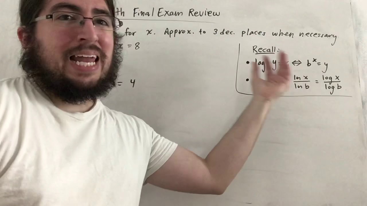 Finite Math Final Exam Review