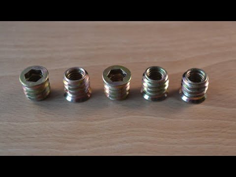 wood insert screws - how to get them dead centre and level