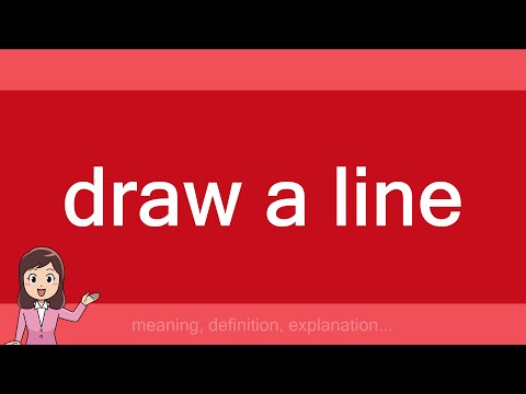 draw a line