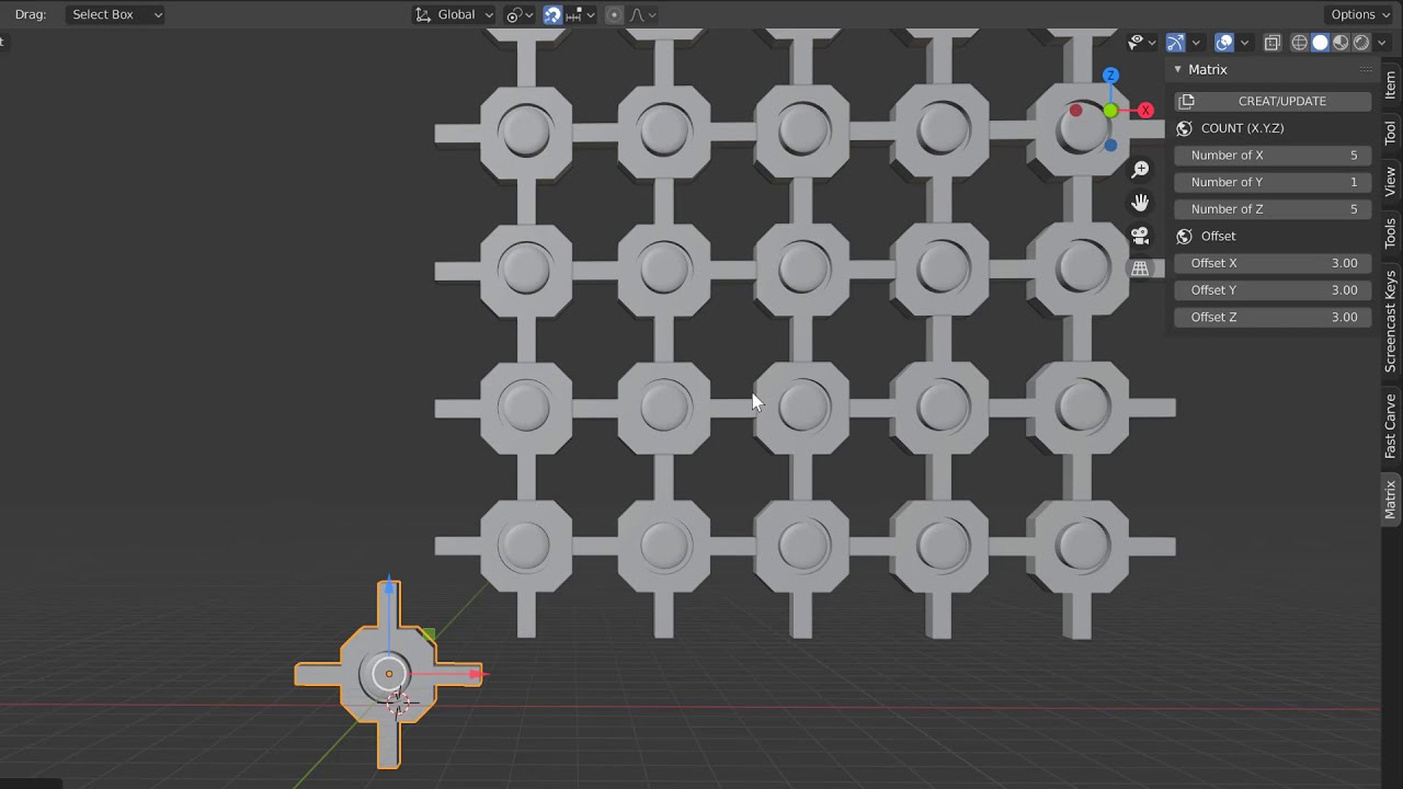 01- MATRIX BLENDER ADDON
