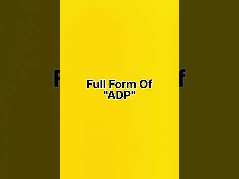 Full Form Of "ADP" #trend #shorts #learn #form #knowledge