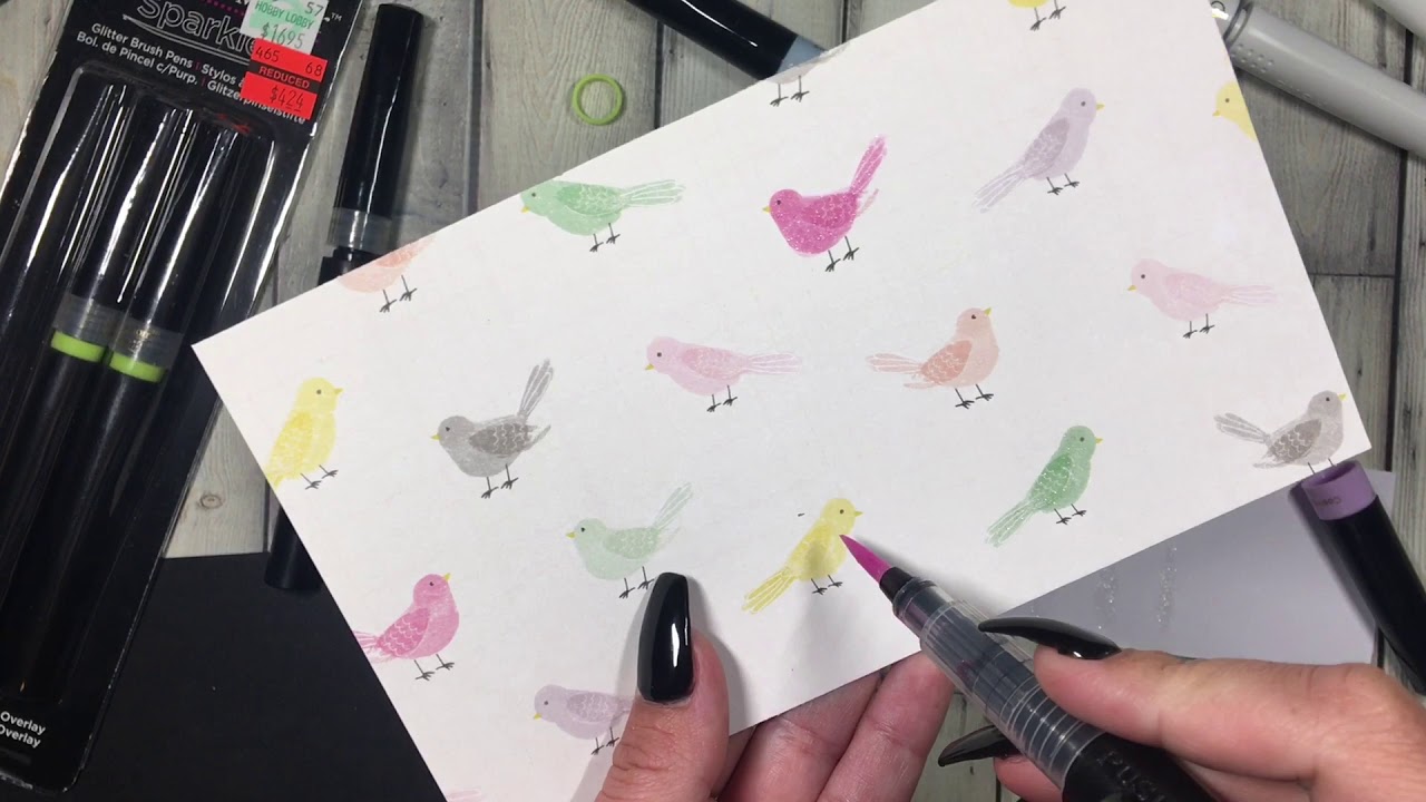Glitter brush pen review! 3 different brands
