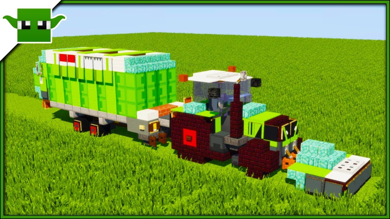 Minecraft Tractor | Building Tutorial - Minecraft Builders