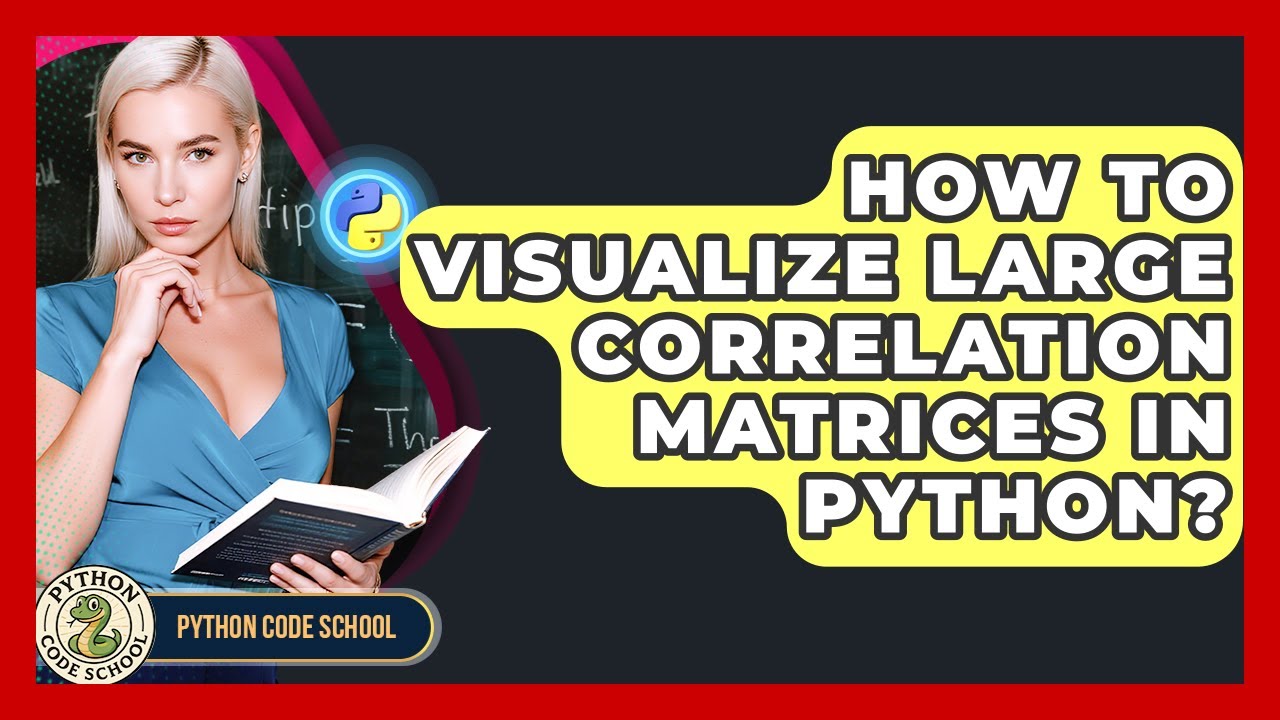 How To Visualize Large Correlation Matrices In Python? - Python Code School