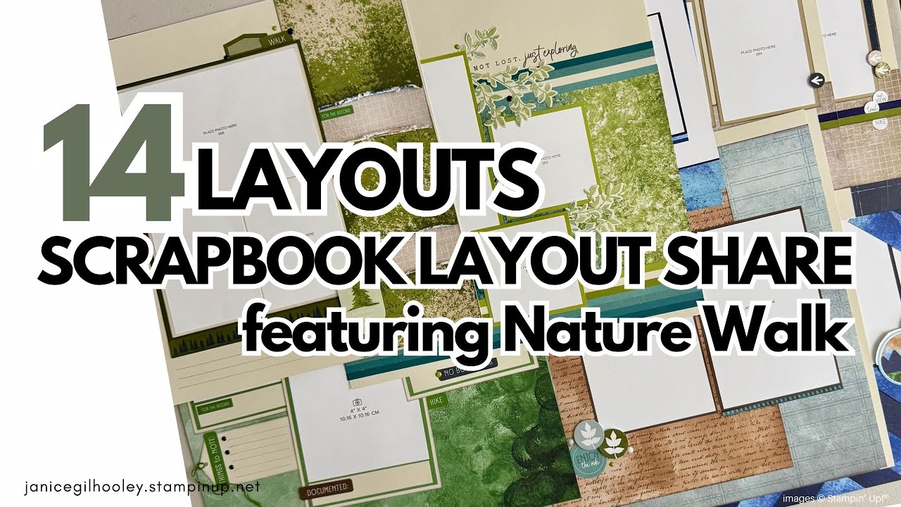 14  Layouts Perfect for Outdoor Adventures - 1 Paper Pack | Nature Walk Paper + Sticker Sheet