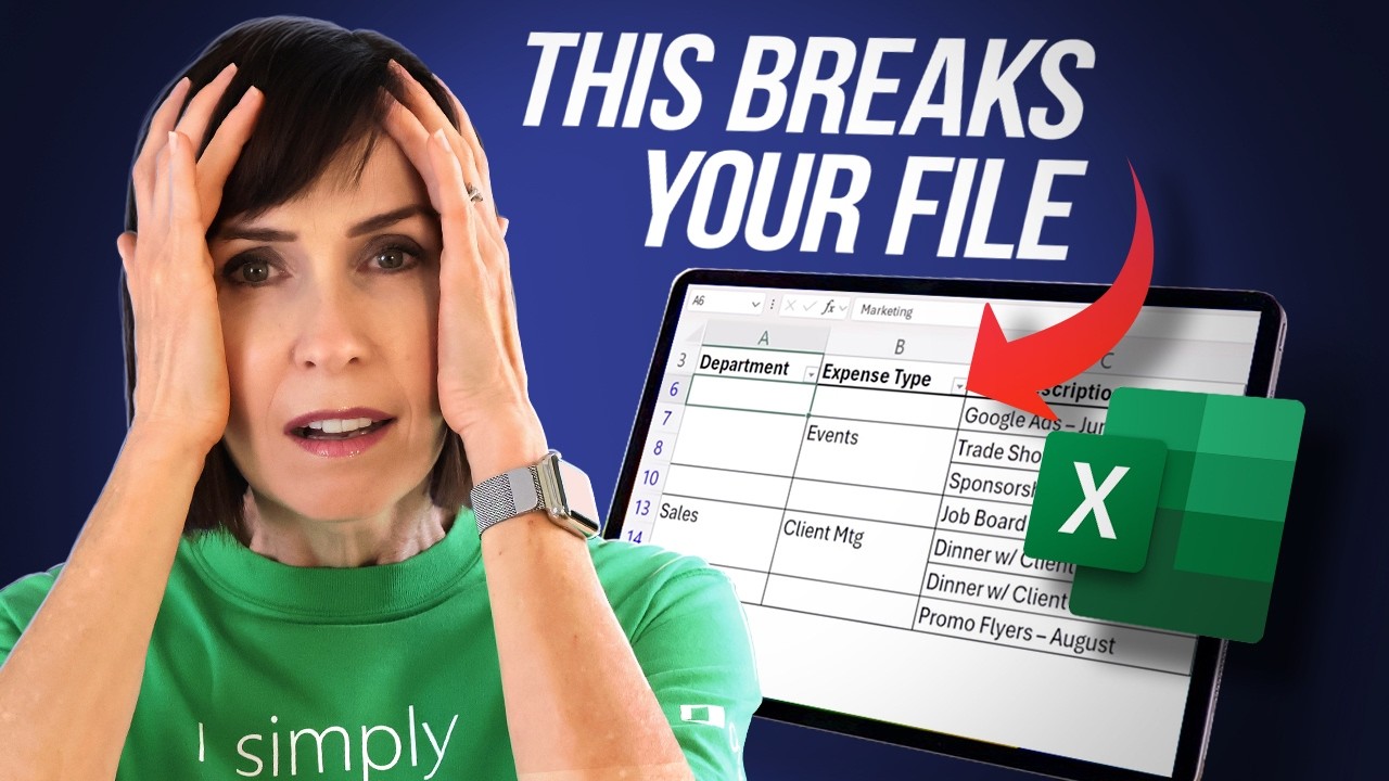 Excel - How to Fix Breaks Your Formatting