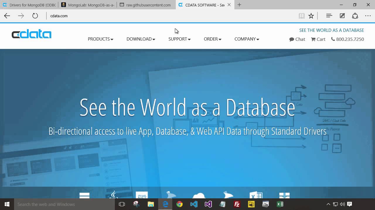 Connecting to MongoDB data from Microsoft Excel