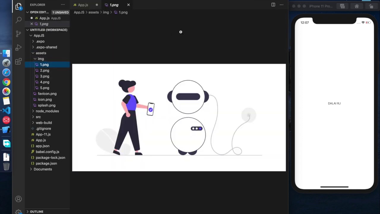 React native tutorial #07 horizontal-scrollview image