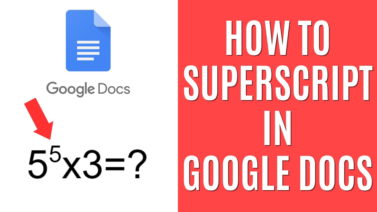 How to Superscript in Google Docs [Quick Guide]