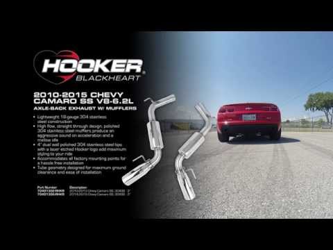 2010-2015 Chevy Camaro SS V8-6.2L - Axle-Back Exhaust System with Mufflers