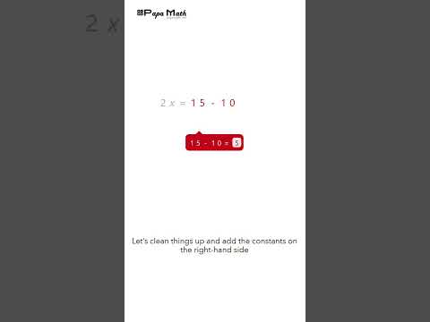 Linear Equation || Solving Linear Equation || 2/3(x-1)+4=5 #maths ( Papa Math )