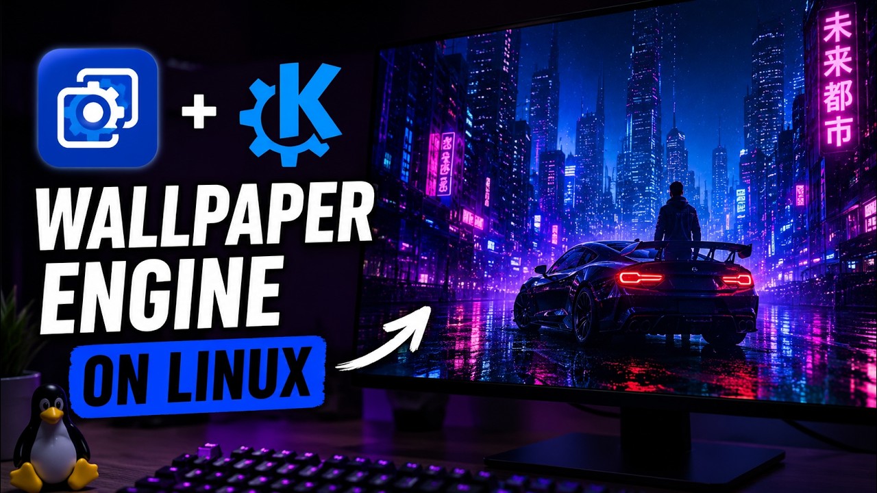 Wallpaper Engine on Linux KDE — Full Setup Guide (SteamOS Plugin)