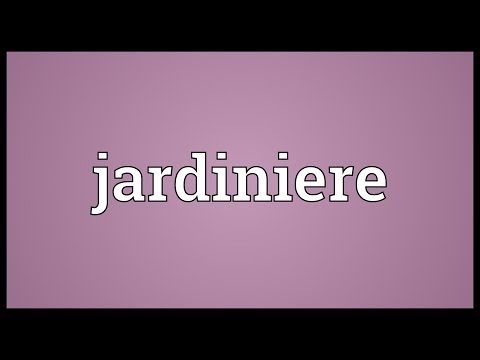 Jardiniere Meaning