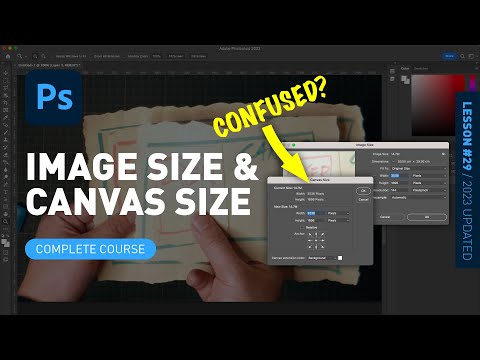 Image Size & Canvas Size & Trim & Reveal - Explained & Demonstrated [Photoshop for Beginners]