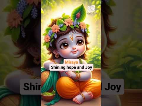 Baby Girl name inspired by Lord Krishna❤️✨👼🏻 || Comment on your baby’s name!! #namesuggestions