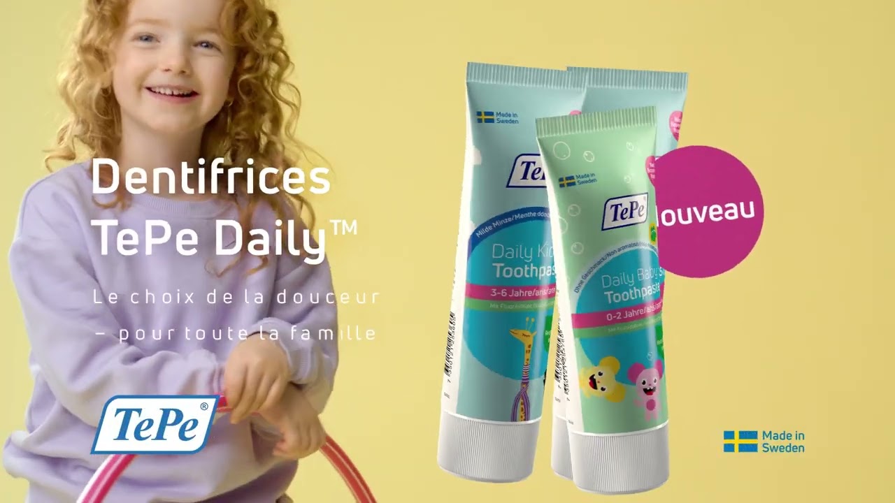 TePe Daily Toothpaste for gentle, everyday use