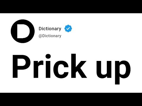 Prick up Meaning In English