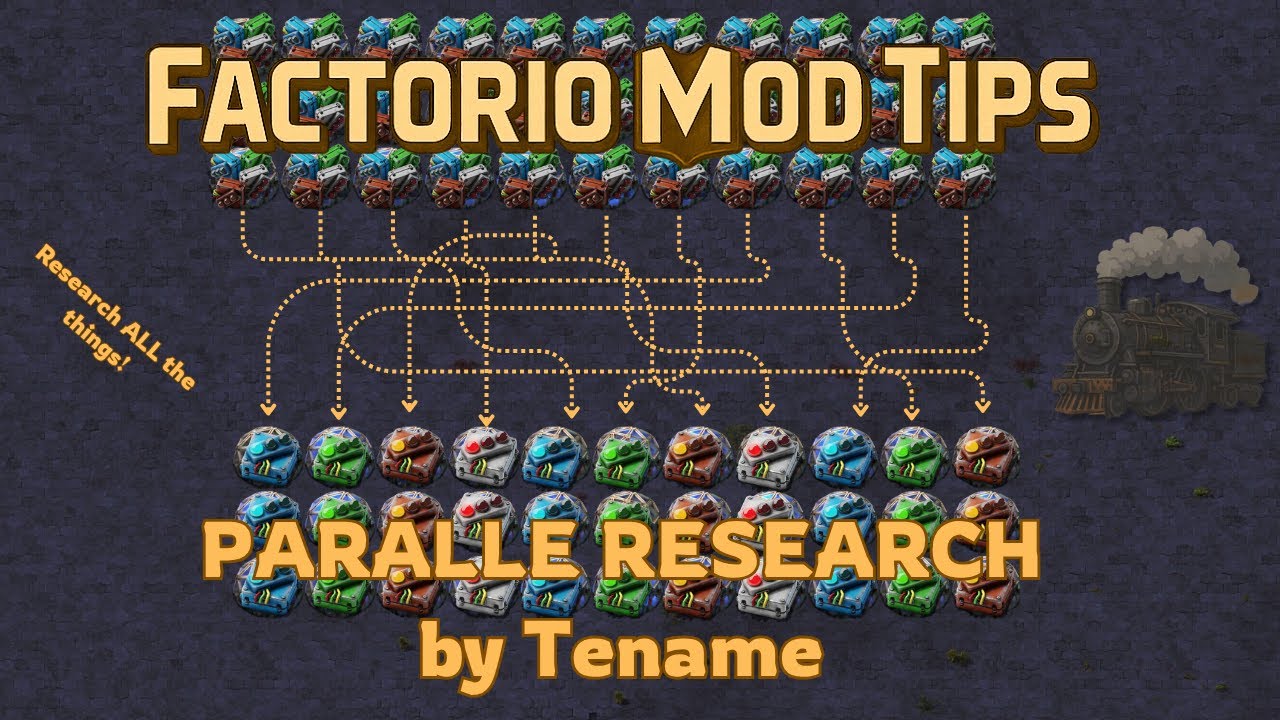 Factorio Mod Tips: Parallel Research