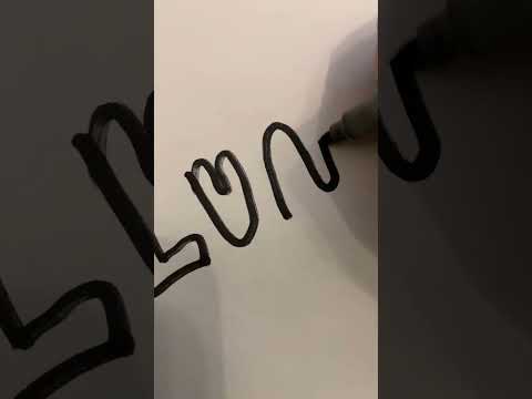 Writing luna’s name