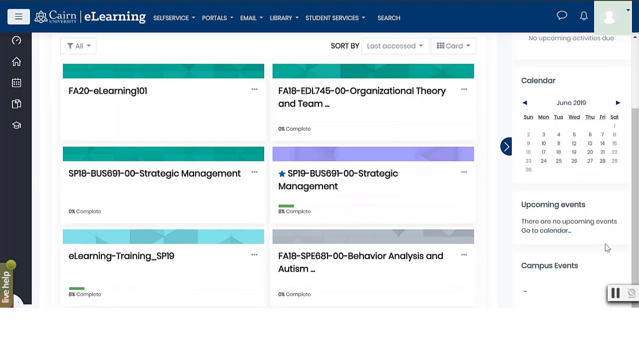 A Brief Overview of the eLearning Dashboard