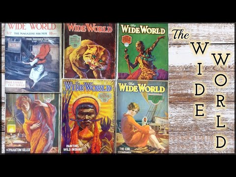 Vintage Adventure Pulp Magazines • Wide World Magazine • 1910s to 1930s