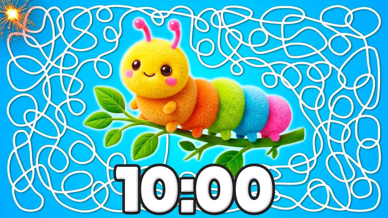 10 Minute [SPRING] Caterpillar Timer 🐛🌿✨ | Cozy Classroom Countdown!
