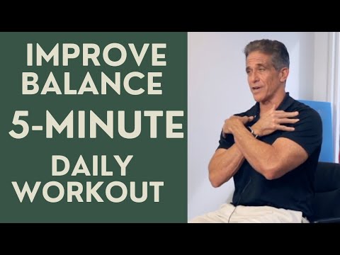 Seniors: Improve Balance with 5-Minute Easy Daily Workout