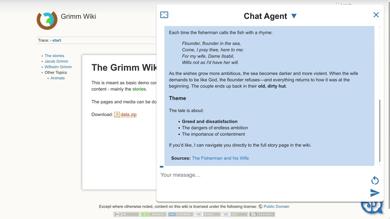 AI Agent Plugin for DokuWiki