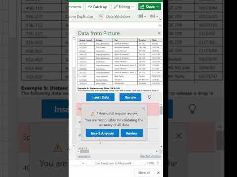 NEW! turn Picture into data that you can edit in Excel #viral