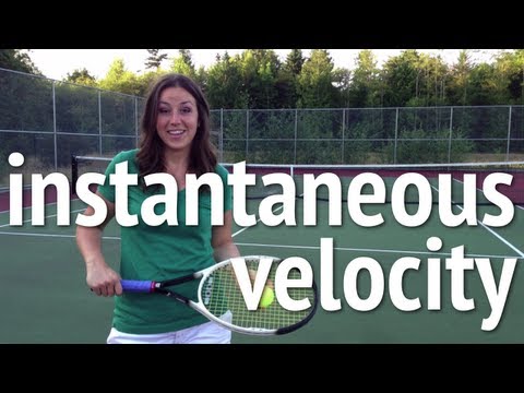 Instantaneous velocity (KristaKingMath)