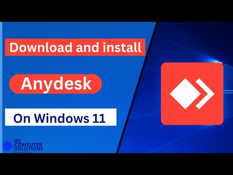 How to download and install AnyDesk on Windows 11 2024 | Step-by-step installation guide.