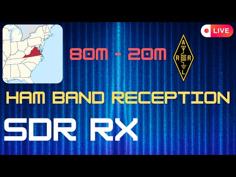 Listening to 80m, 40m, & 20m HAM Radio Bands #hamradio #hamradiooperator #radio #sdrrx