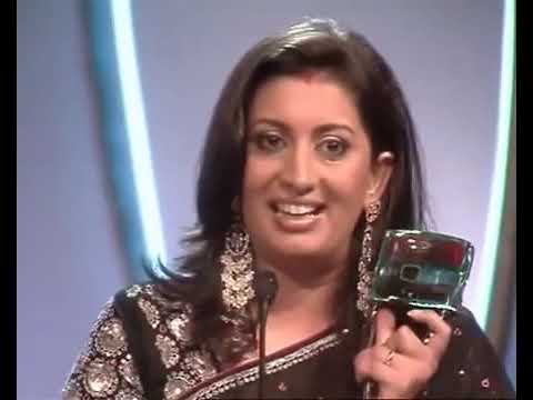 Smriti Irani Won The Best Actress Popular #TheITAAwards2005