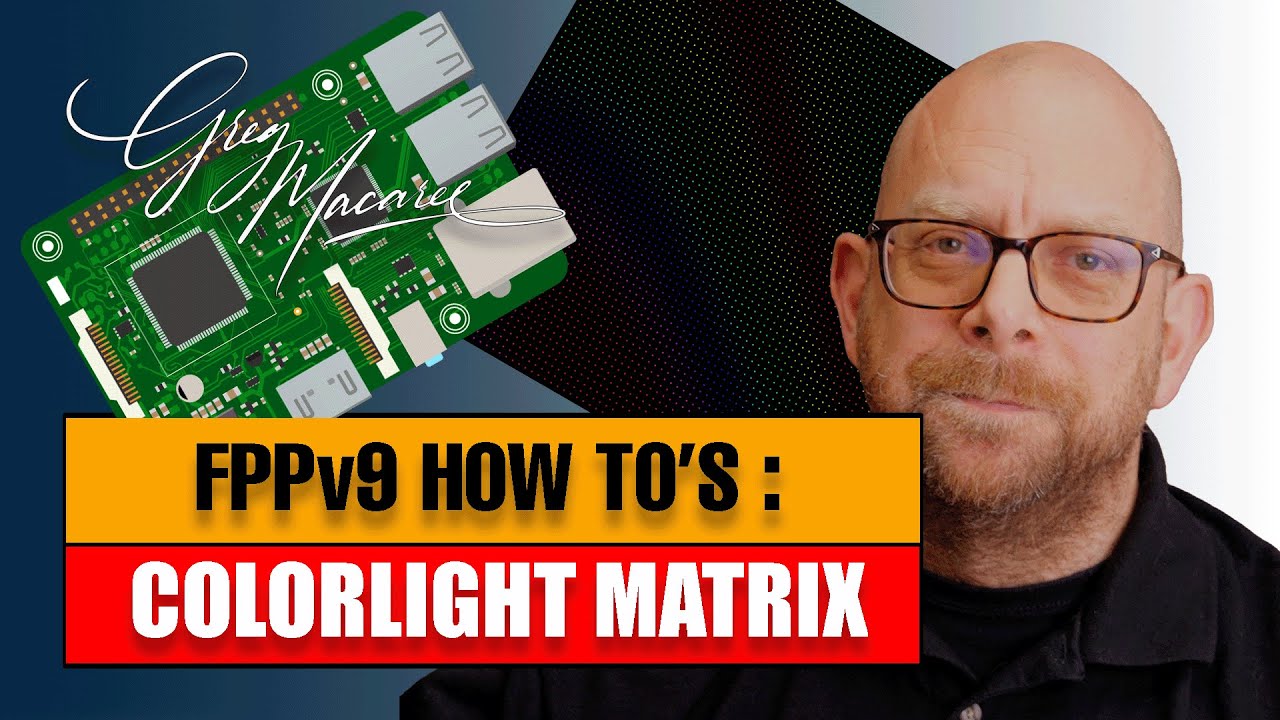 Setting up an LED Matrix with FPP v9 &  Colorlight card. #colorlight #fpp #xlights #pixels #panels