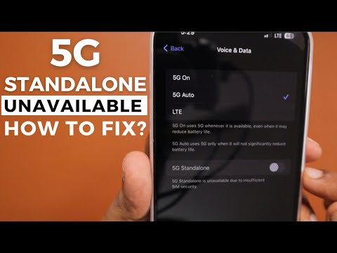 5G STANDALONE is Unavailable Error in iPhone? 🔥 How to Fix?