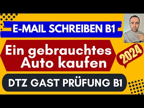 E-Mail schreiben B1 / DTZ / G.A.S.T / Deutschprüfung B1 / Deutsch lernen 2024