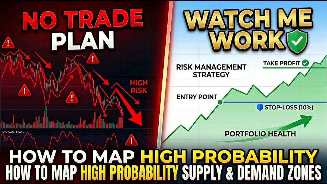 How To Map High Probability Supply & Demand Zones [Weekly Forecast]